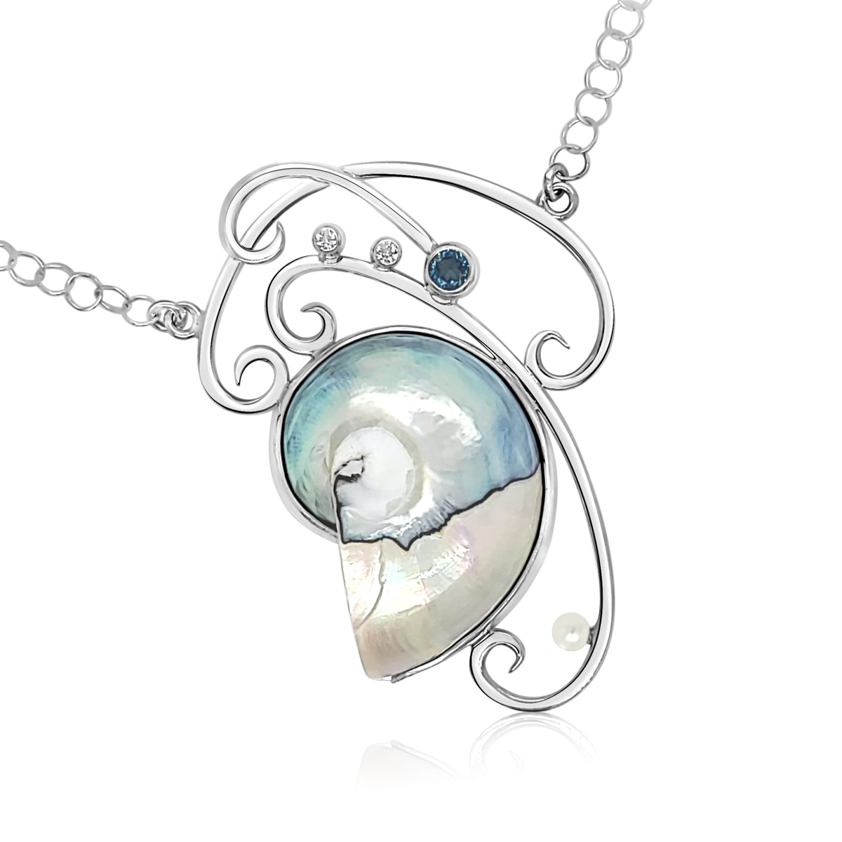 Nautilus Shell Necklace | kim crocker designs